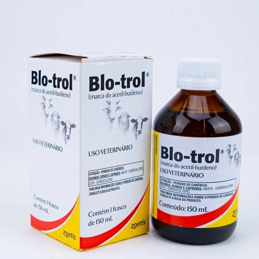 Blo-trol Acetil-butileno Zoetis 150ml - Alvorada