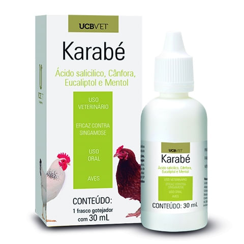 Karabe - Contra Singamose - Aves - UCBvet - 30ml - Alvorada