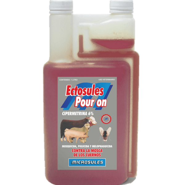 Antiparasitário Ectosules Plus Pour-On Microsules 1L - Alvorada