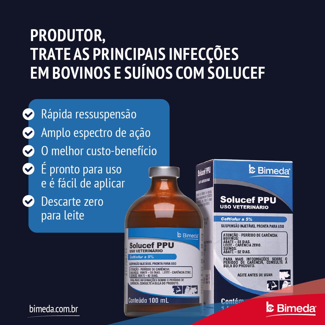 Antibiótico Solucef PPU Bimeda - Alvorada