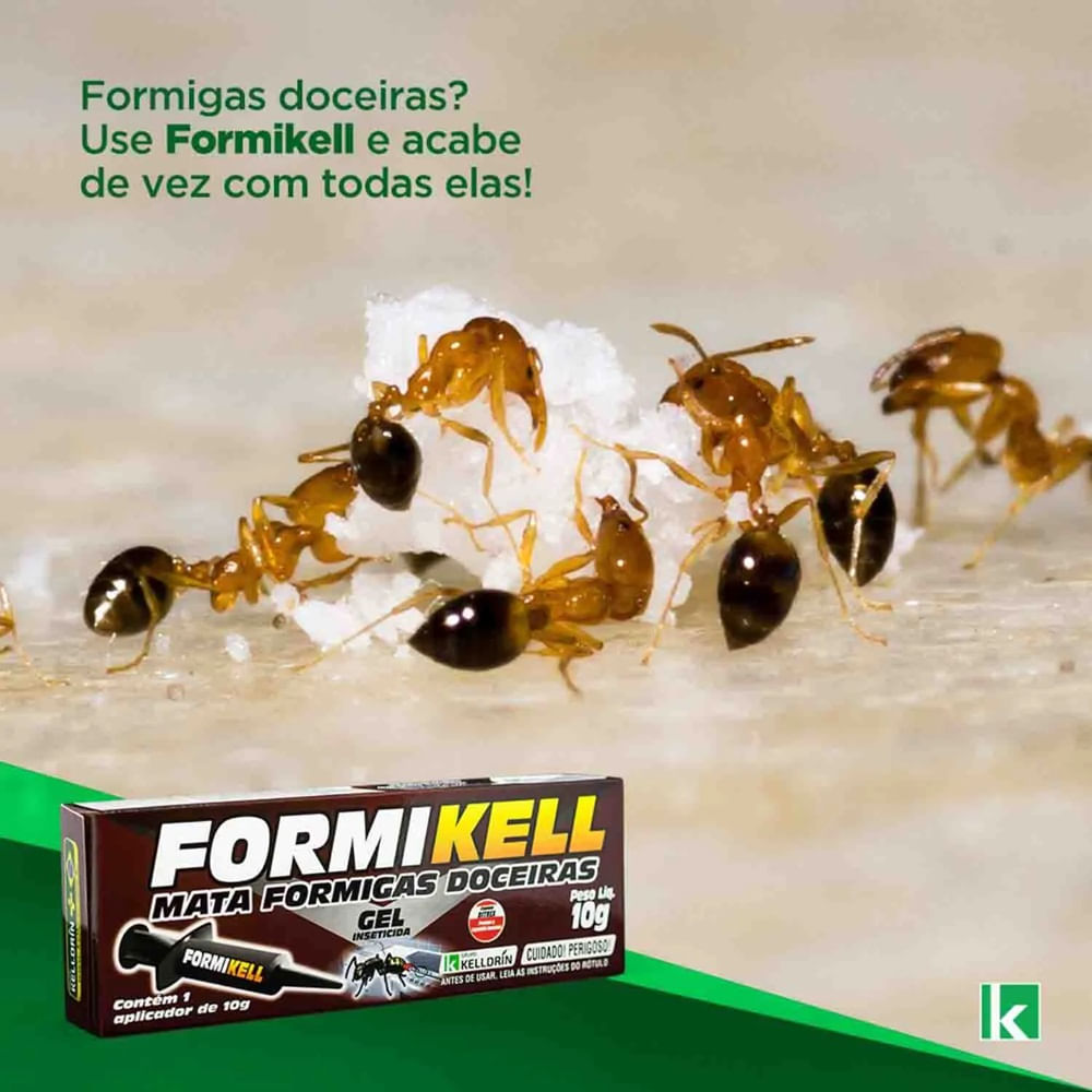 Formikell gel mata formigas 10g - Kelldrin | Alvorada - Alvorada