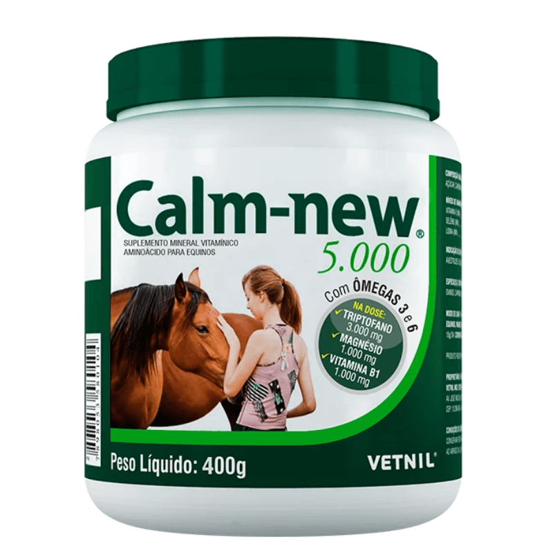 Suplemento Calm-New 5000 Vetnil 400g - Alvorada