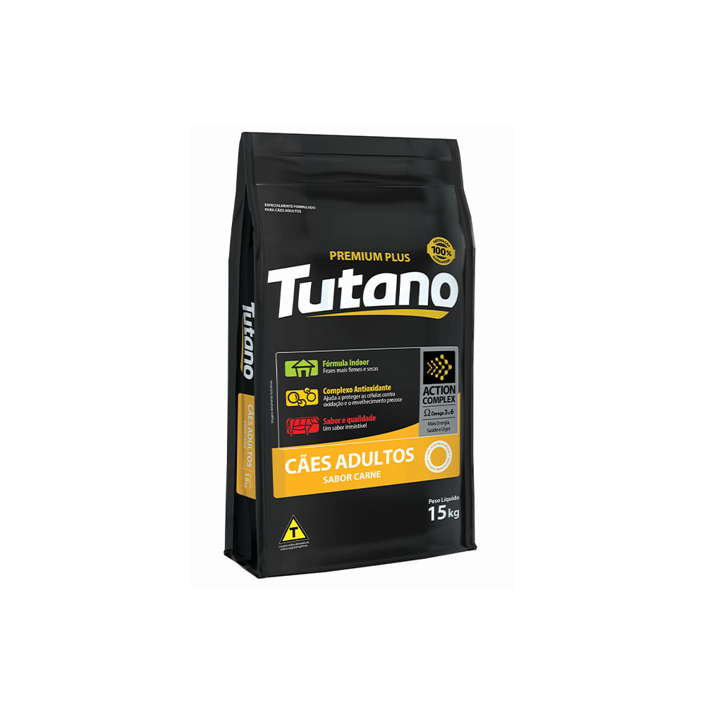 Ração Tutano Adultos Carne 15kg - Alvorada