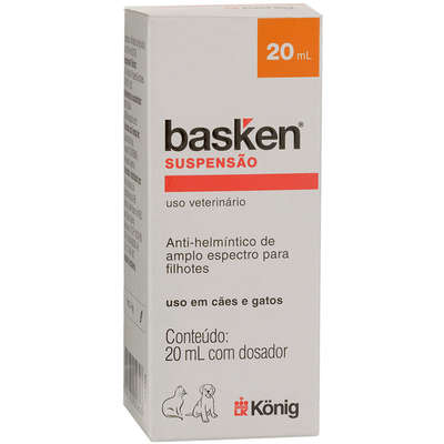 Vermífugo Basken Suspensão Konig 20ml - Alvorada